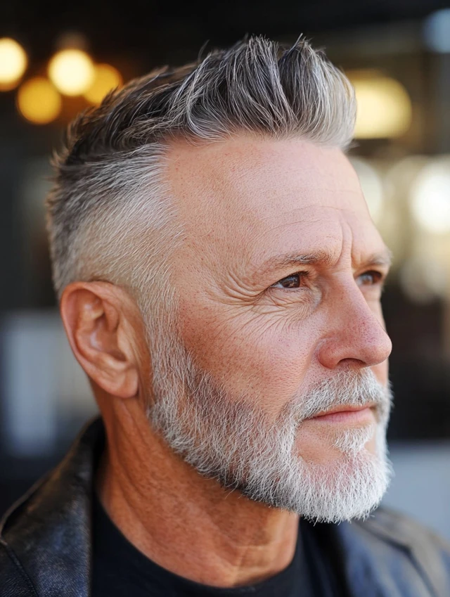 10 Haircuts for Older Men with Receding Hair to Stay Stylish ...