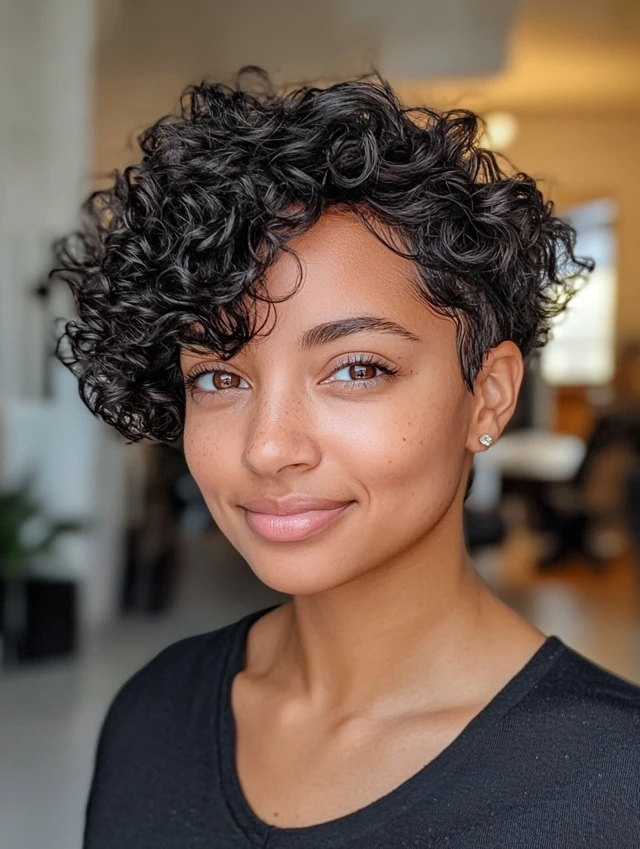 35 Short Haircuts for Women with Curly Hair for Any Face Shape ...