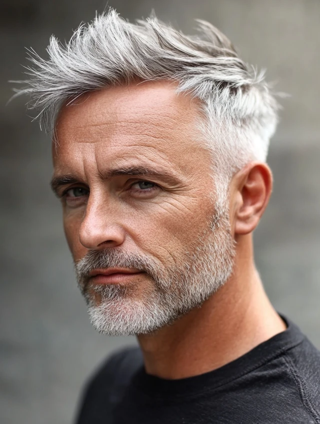 10 Haircuts for Older Men with Receding Hair to Stay Stylish ...