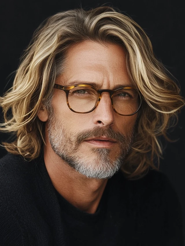 10 Medium Length Hairstyles for Men 40+ to Look Younger ...